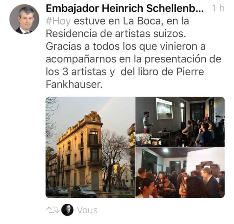 Visite de l'ambassadeur de Suisse à la présentation de Sirius - A vrai dire